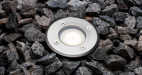 Outdoor recessed lighting